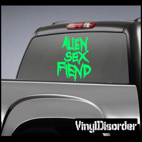 Alien Sex Fiend Decal Vinyl Disorder