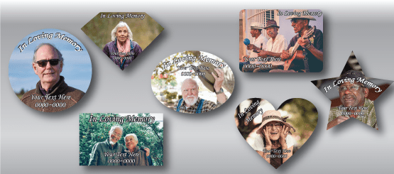 Custom Printed In Loving Memory – Vinyl Disorder