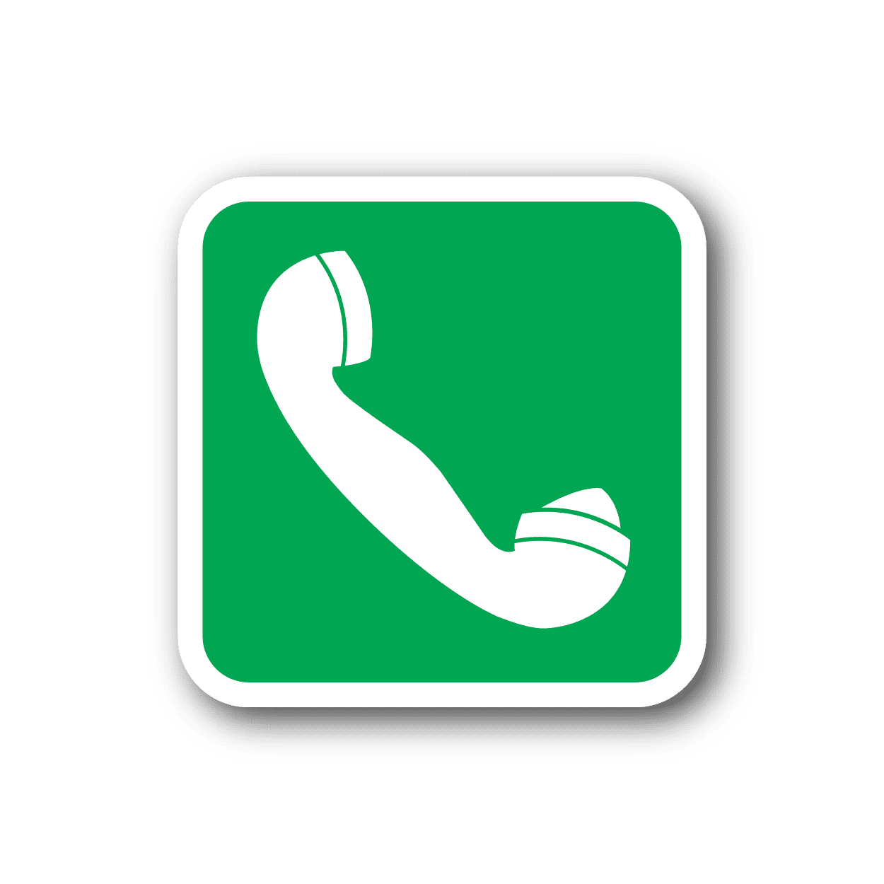 Emergency Phone Sticker – Vinyl Disorder