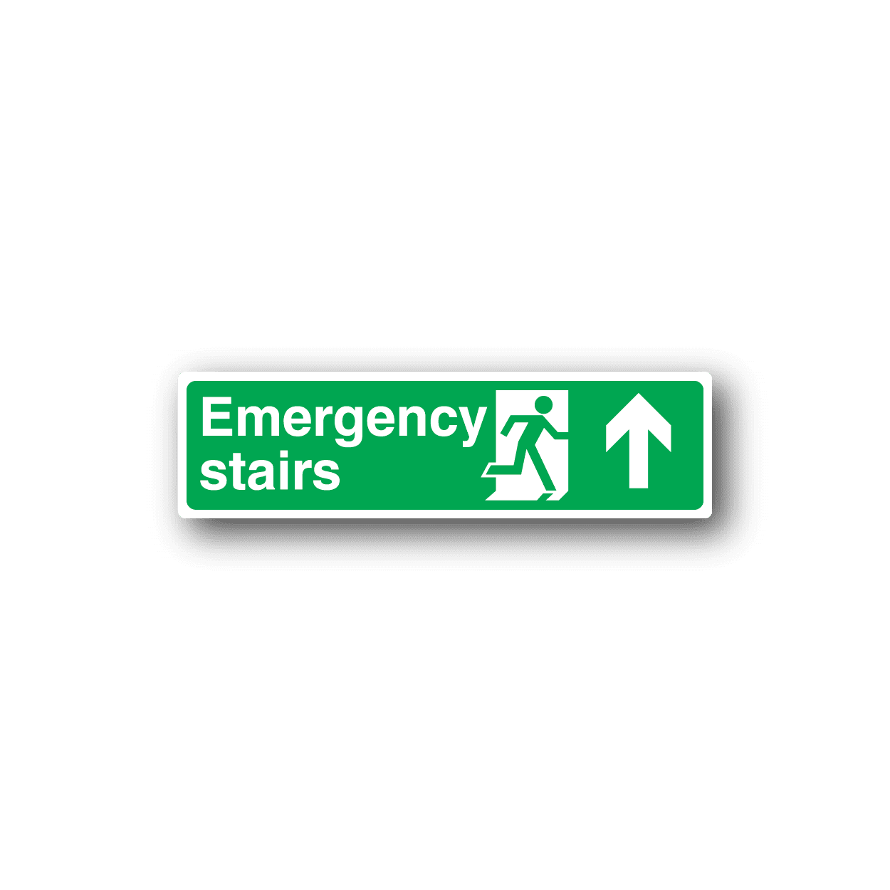 Emergency Stairs Up Sticker – Vinyl Disorder