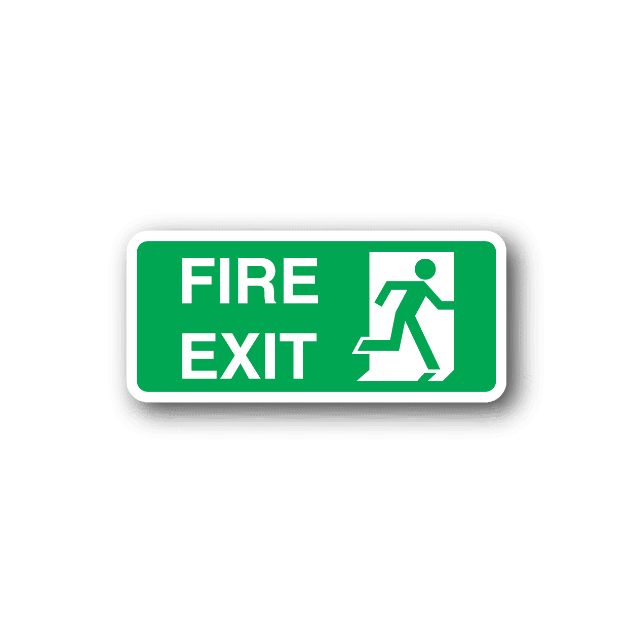 Fire Exit Door Sticker – Vinyl Disorder