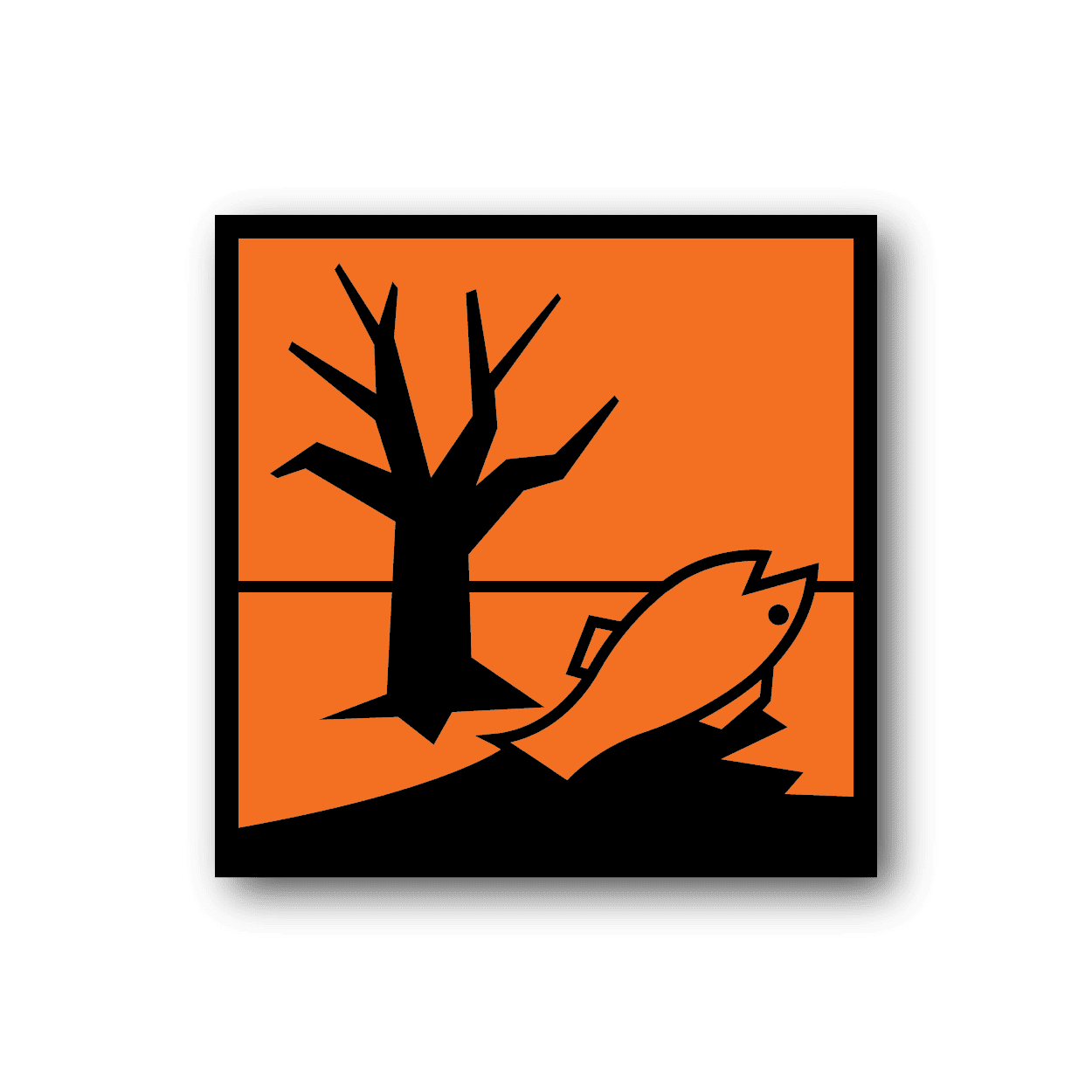 Hazardous Safety Sign Wall Decal - Vinyl Sticker - Car Sticker - Die C ...