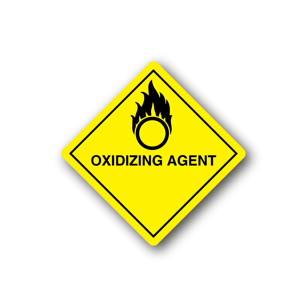 Hazardous Safety Sign Wall Decal - Vinyl Sticker - Car Sticker - Die C ...