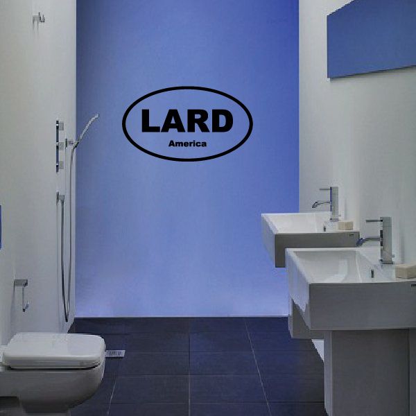 Lard America Decal – Vinyl Disorder