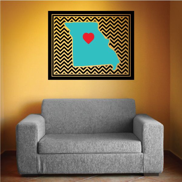 Missouri Chevron Sticker – Vinyl Disorder
