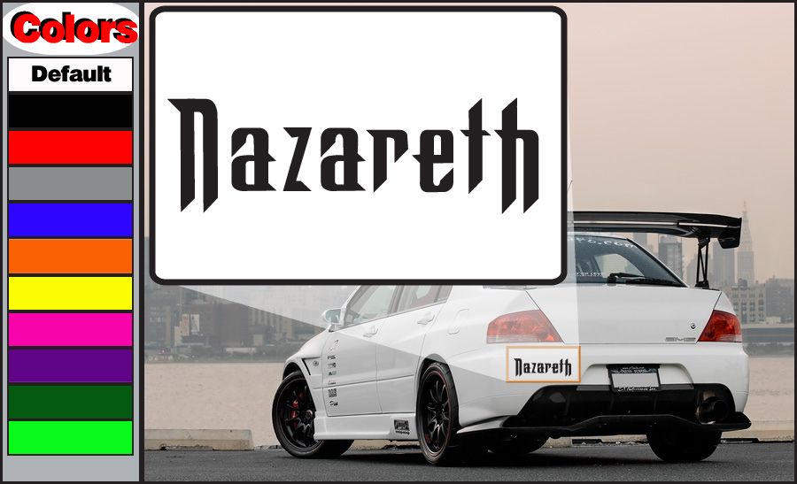 Nazareth Decal – Vinyl Disorder