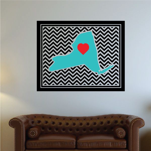 New York Chevron Sticker – Vinyl Disorder