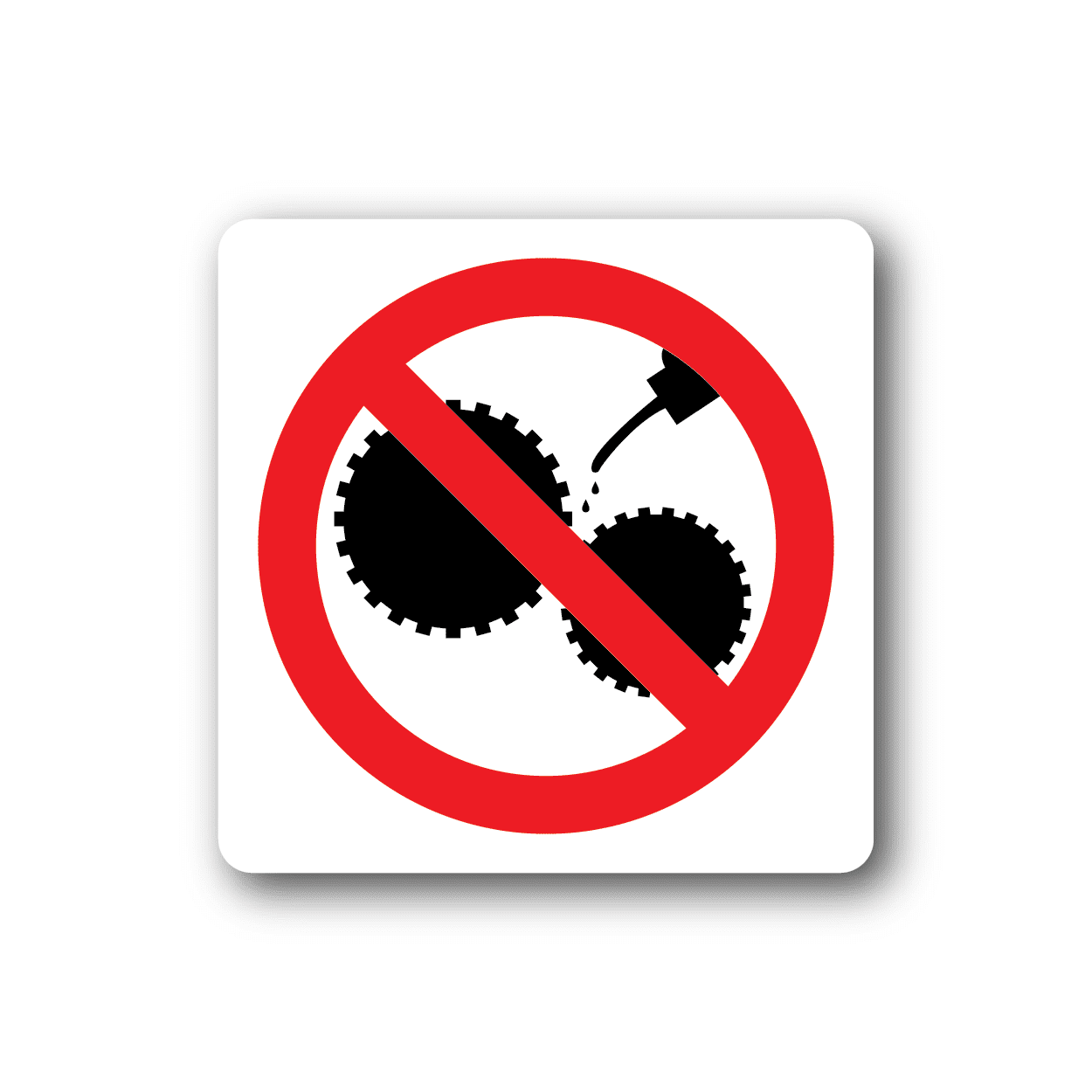 NO Safety Sign Wall Decal - Vinyl Sticker - Car Sticker - Die Cut Stic ...