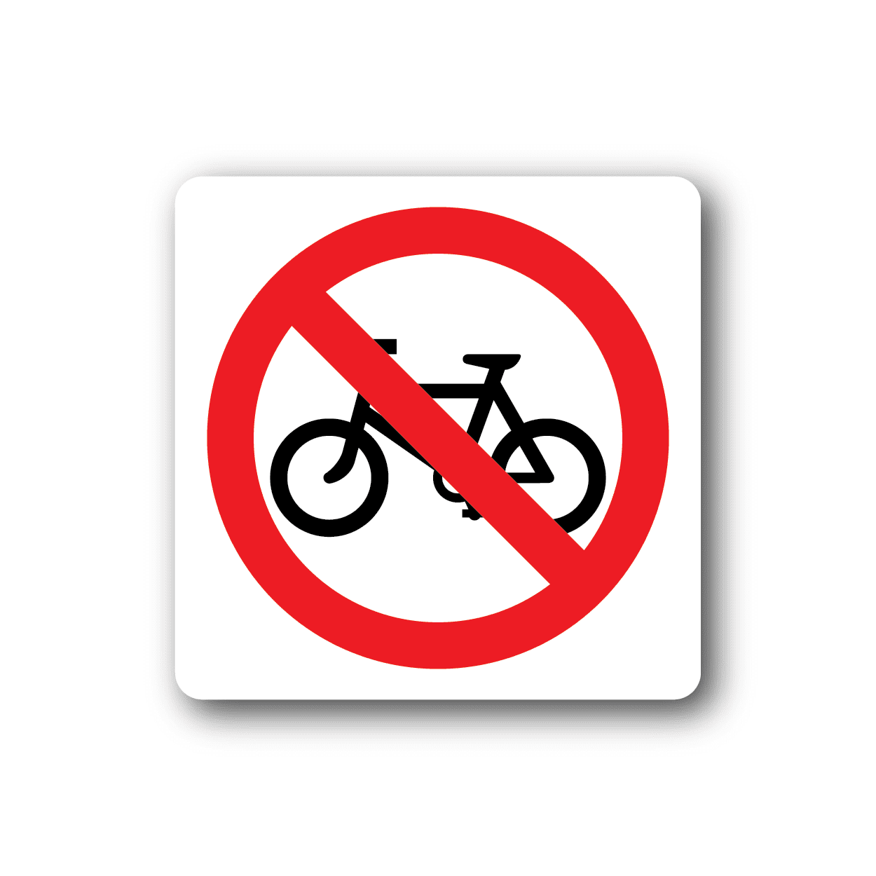 NO Safety Sign Wall Decal - Vinyl Sticker - Car Sticker - Die Cut Stic ...