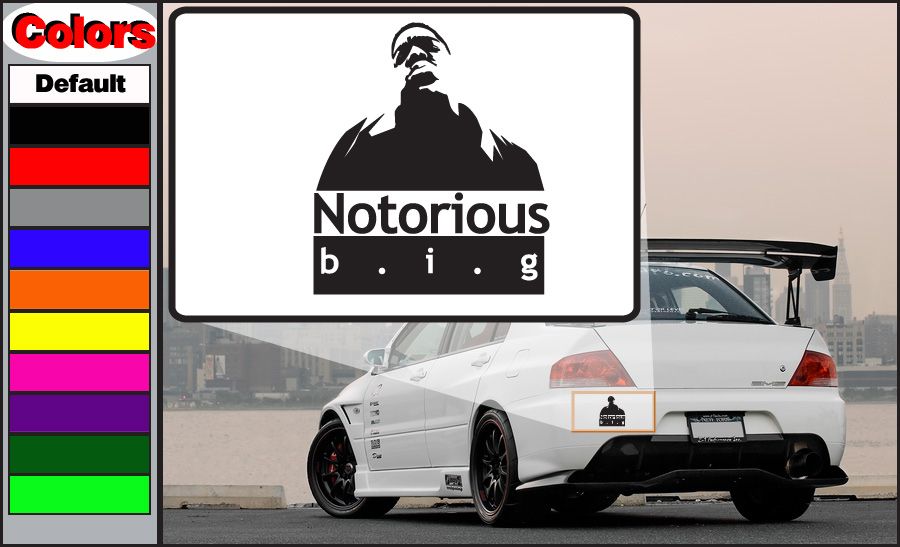 Notorious BIG Decal – Vinyl Disorder