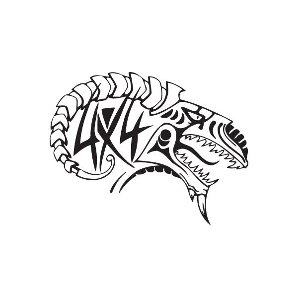 Off road Demon Dog Skull Decal – Vinyl Disorder