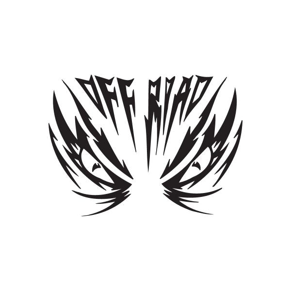 Off Road Demon Eyes Decal – Vinyl Disorder