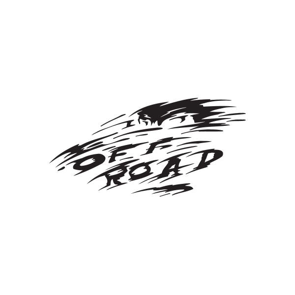 Off Road Grime Text Decal – Vinyl Disorder