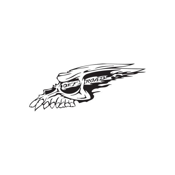 Off Road Skull Decal – Vinyl Disorder