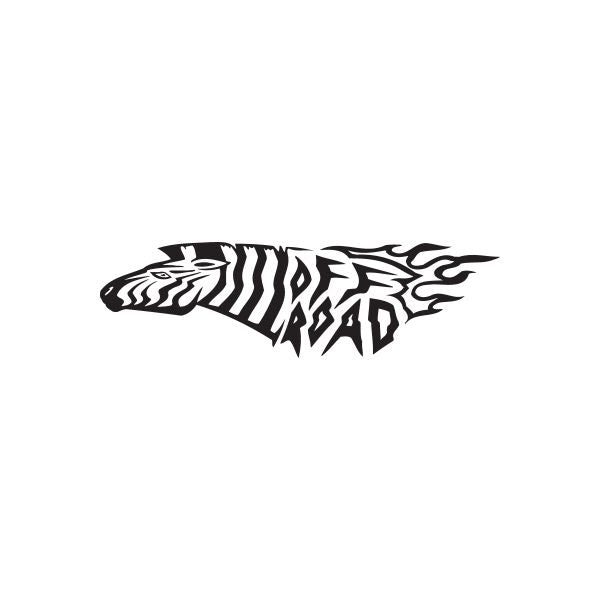 Off Road Zebra Decal – Vinyl Disorder