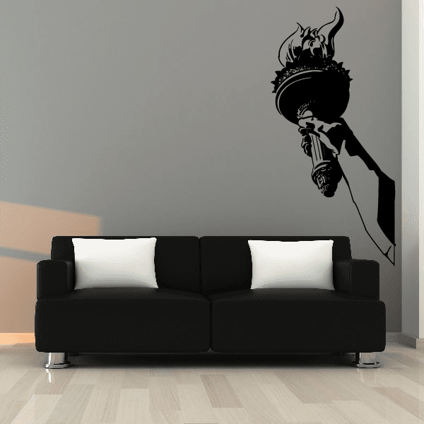 Olympics Liberty Fire Torch Arm Hold Decal – Vinyl Disorder
