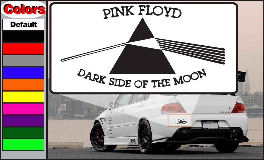 Pink Floyd Dark Side Of the moon Decal – Vinyl Disorder