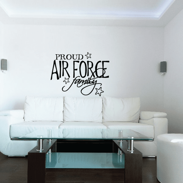 Proud Air Force Family Script Decal – Vinyl Disorder