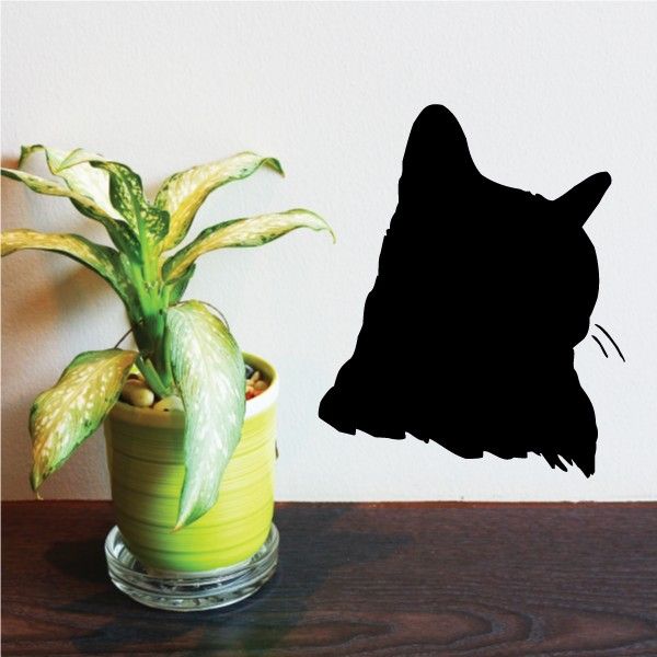 Russian Blue Head Cat Decal – Vinyl Disorder