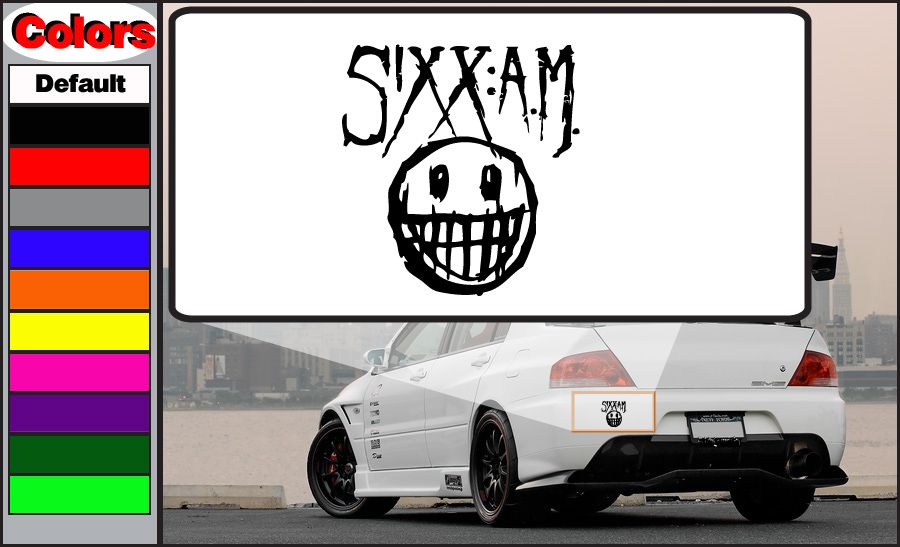 Sixx Am Decal – Vinyl Disorder