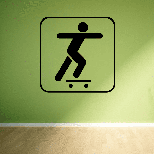 Skateboarding Wall Decal - Vinyl Decal - Car Decal - AL 016 – Vinyl ...