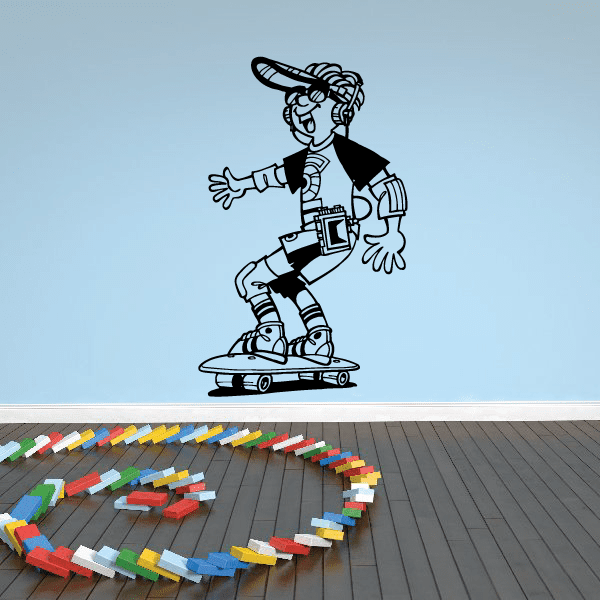 Skateboarding Wall Decal - Vinyl Decal - Car Decal - Bl008 – Vinyl Disorder