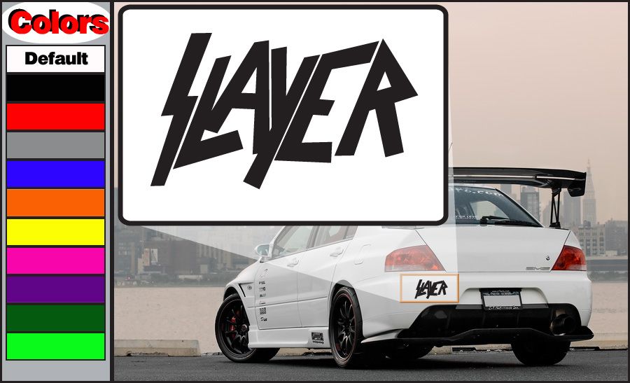 Slayer Bold Decal – Vinyl Disorder