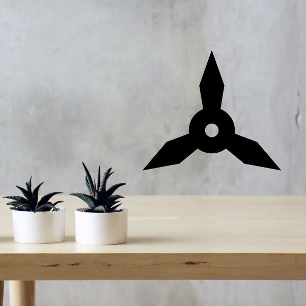 Three Point Ninja Star Decal – Vinyl Disorder
