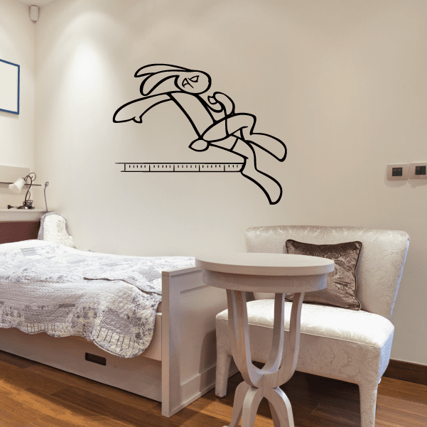 Track And Field Long Jump Wall Decal - Vinyl Decal - Car Decal - CDS00 ...