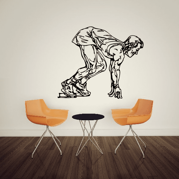 Track And Field Wall Decal - Vinyl Decal - Car Decal - CDS079 – Vinyl ...