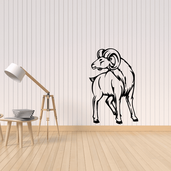 Turning Head Ram Decal – Vinyl Disorder