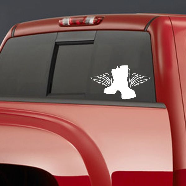 Winged Soldier Boots Decal – Vinyl Disorder