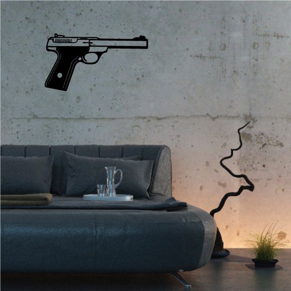 22 American Semi-Automatic Pistol Detail Decal – Vinyl Disorder