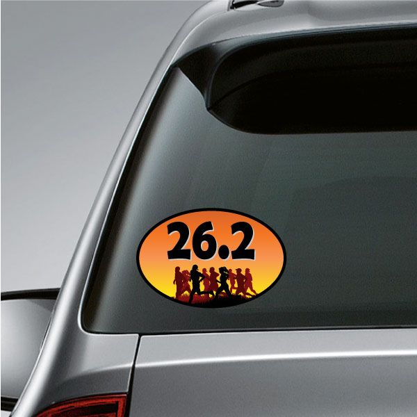 26.2 Marathon Oval Decal – Vinyl Disorder