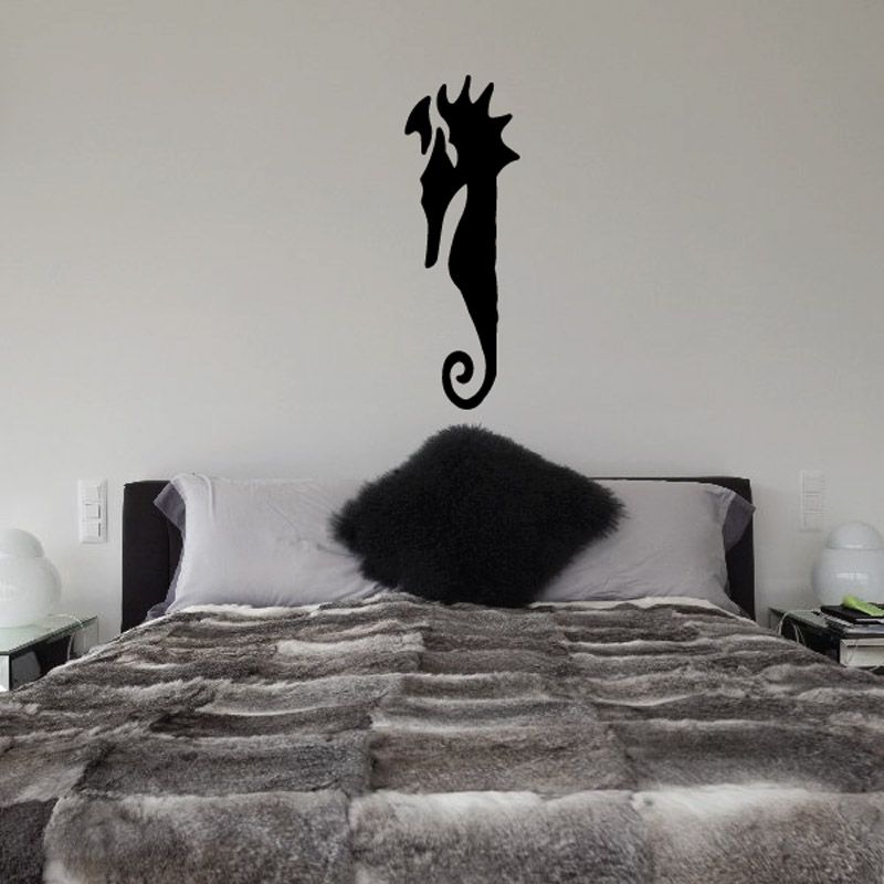 Abstract Floating Seahorse Decal – Vinyl Disorder