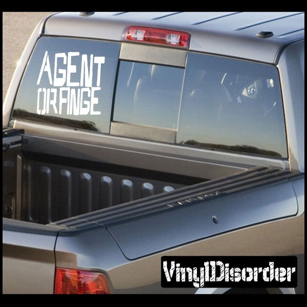 Agent Orange Decal – Vinyl Disorder