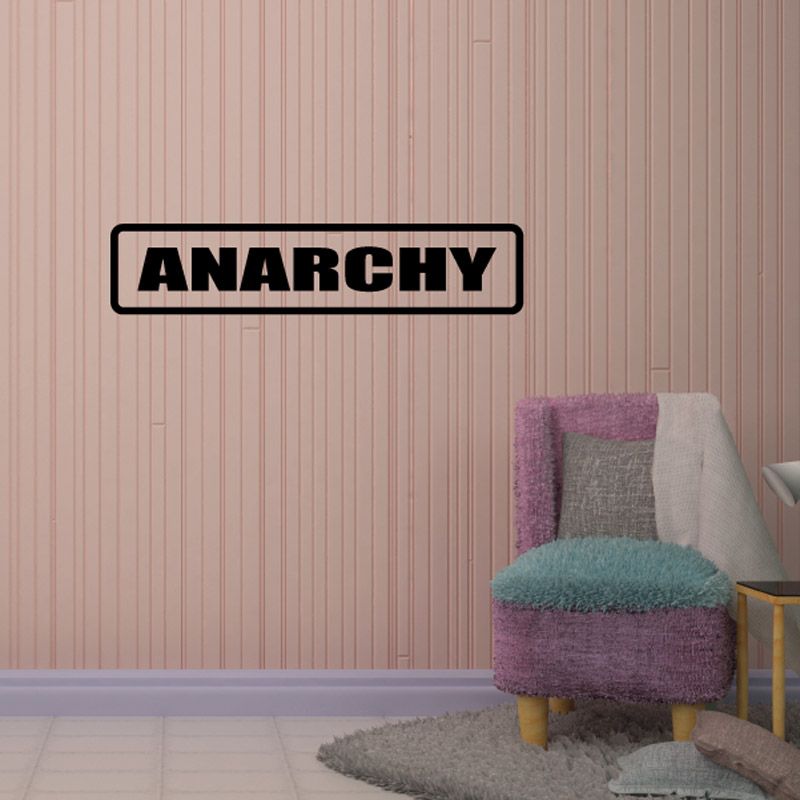 Anarchy Decal – Vinyl Disorder