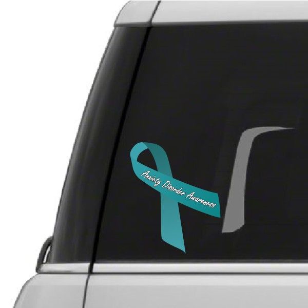 Anxiety Disorder Awareness Ribbon Vinyl Sticker – Vinyl Disorder
