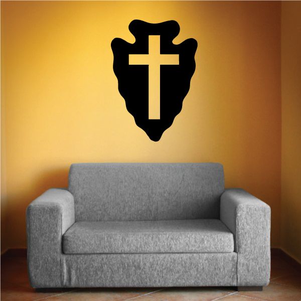 Arrowhead Cross Decal – Vinyl Disorder