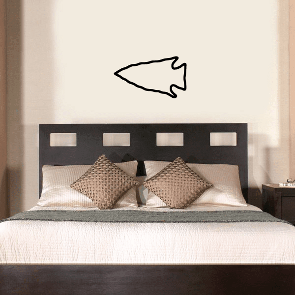 Arrowhead Pointing Left Simple Decal – Vinyl Disorder