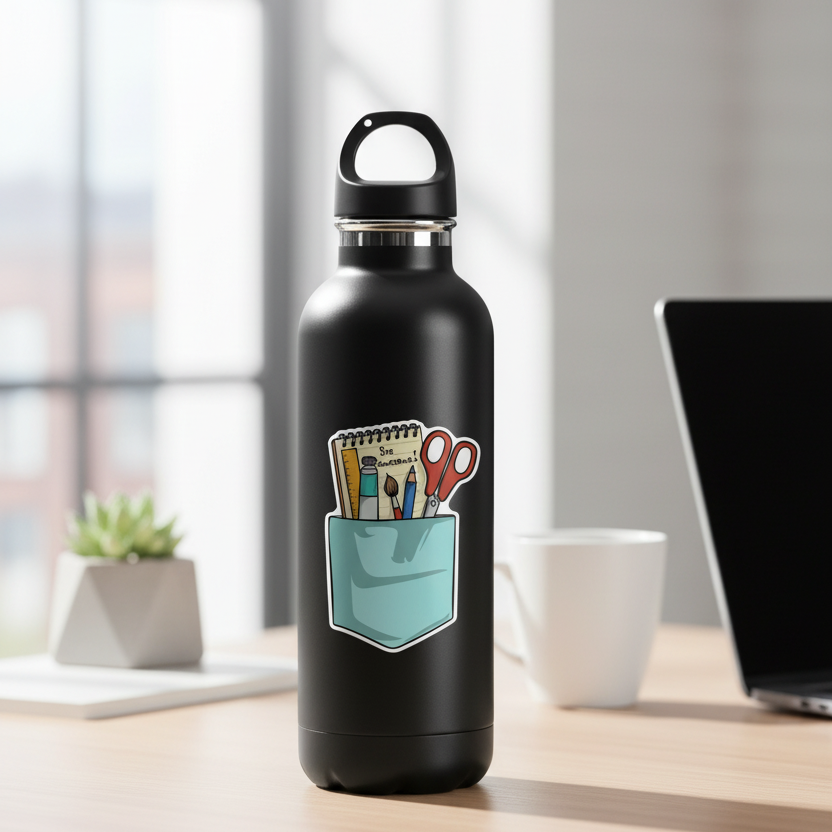 Be Awesome Pocket Sticker – Vinyl Disorder