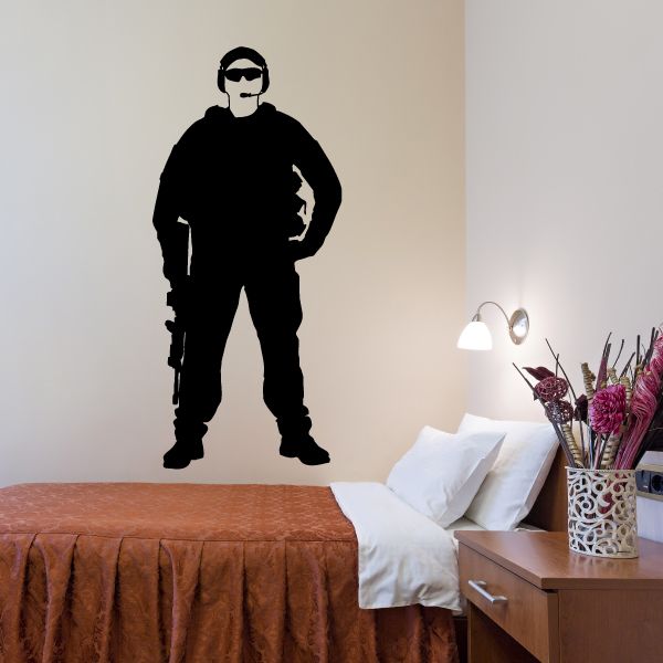 Black Ops Soldier Decal – Vinyl Disorder