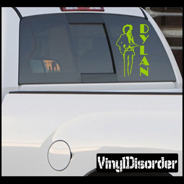 Bob Dylan Vertical Decal – Vinyl Disorder