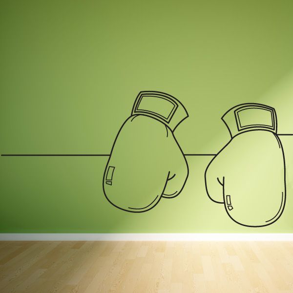Boxing Line Art Decal – Vinyl Disorder