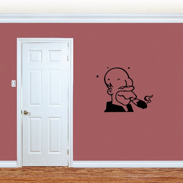 Cartoon Smoking Doobie Decal – Vinyl Disorder