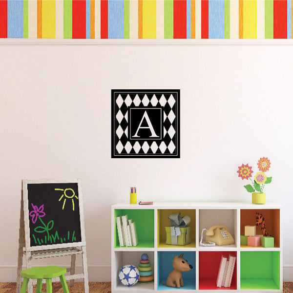 Checker Monogram Decal – Vinyl Disorder