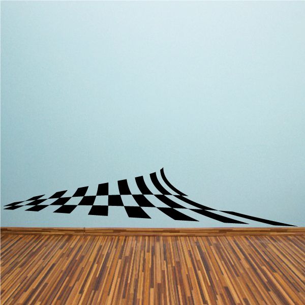 Checkered Pattern Wall Decal - Vinyl Decal - Car Decal - CF8030 – Vinyl ...