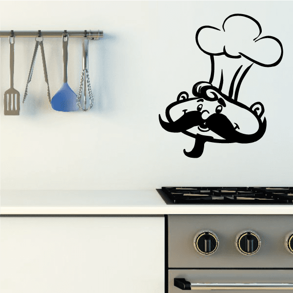 Chef Head Decal – Vinyl Disorder