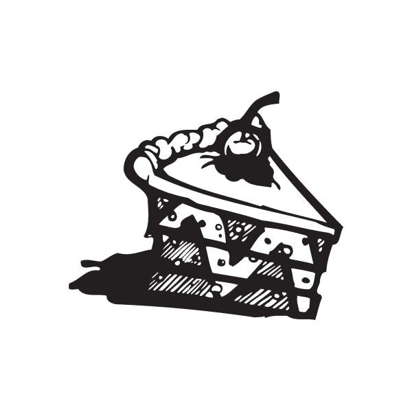 Cherry Pie Slice Decal – Vinyl Disorder