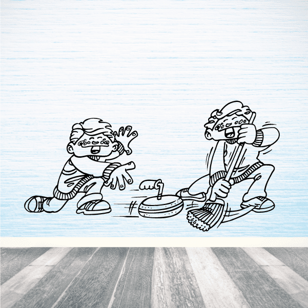 Childern Curling Team Decal – Vinyl Disorder